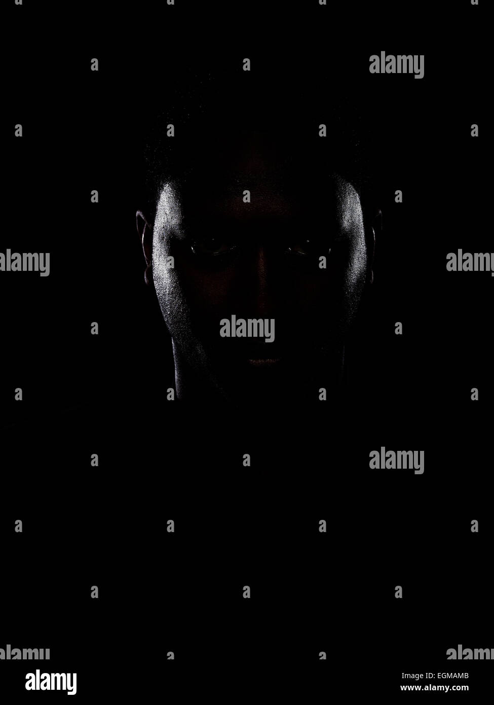 Moody man portrait hi-res stock photography and images - Alamy