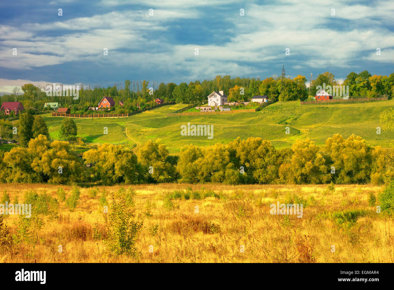 Wood before the cottage hi-res stock photography and images - Alamy