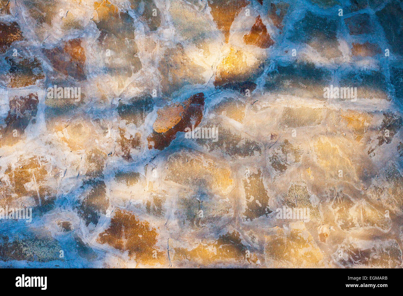 brown stone wall with shadow Stock Photo - Alamy