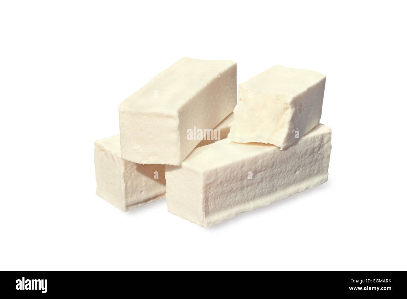 pastila on white background Stock Photo - Alamy