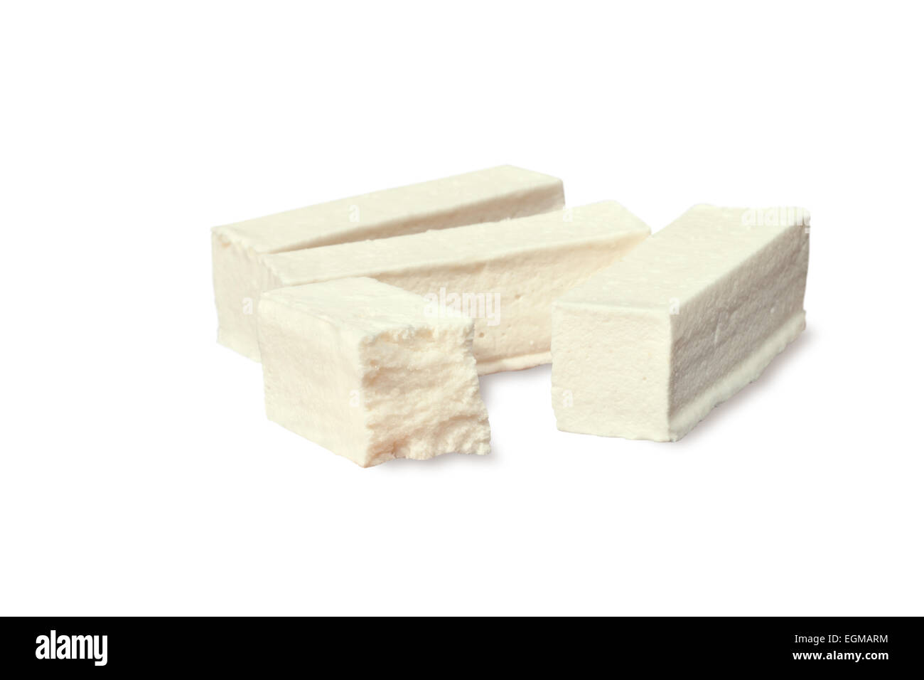 pastila on white background Stock Photo - Alamy