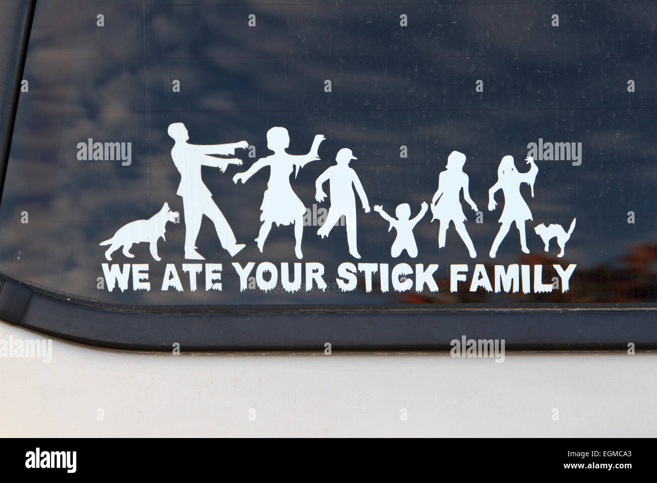 Car window sticker hi-res stock photography and images - Alamy