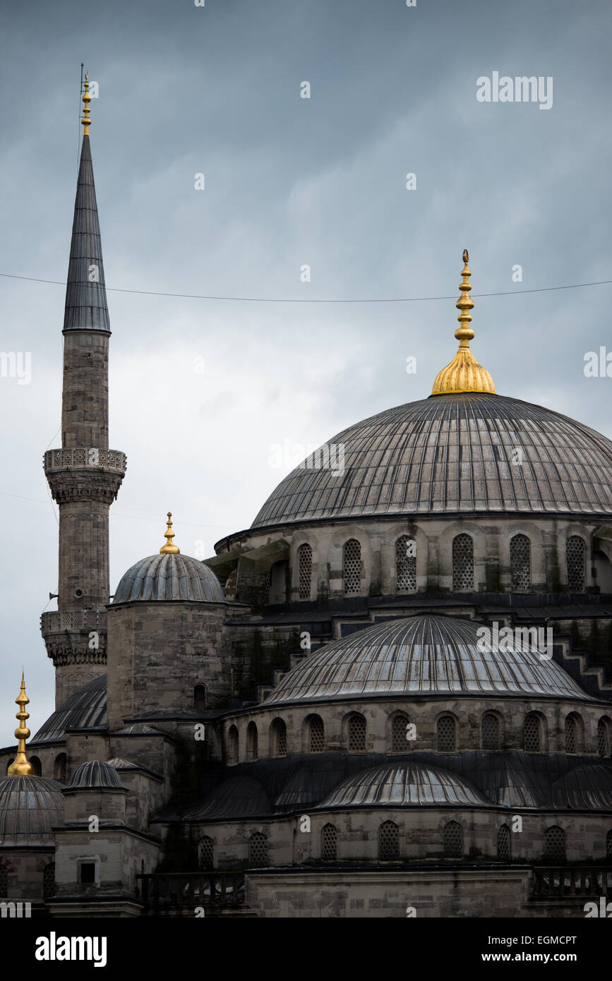 Sultan Ahmed Mosque Domes And Finials Istanbul Turkey // ISTANBUL ...