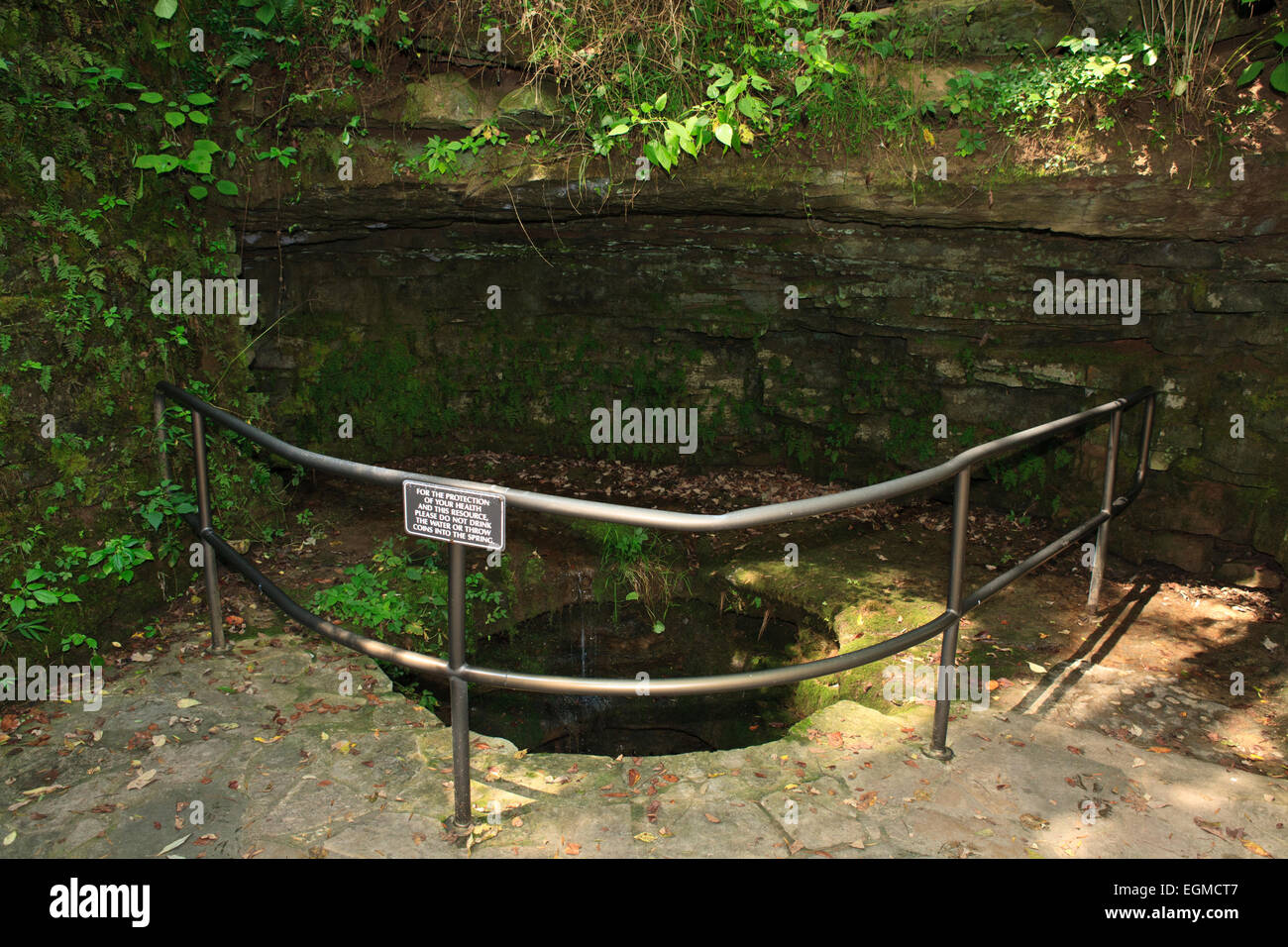 Sinking Spring at Abraham Lincoln Birthplace National HIstorical Park ...