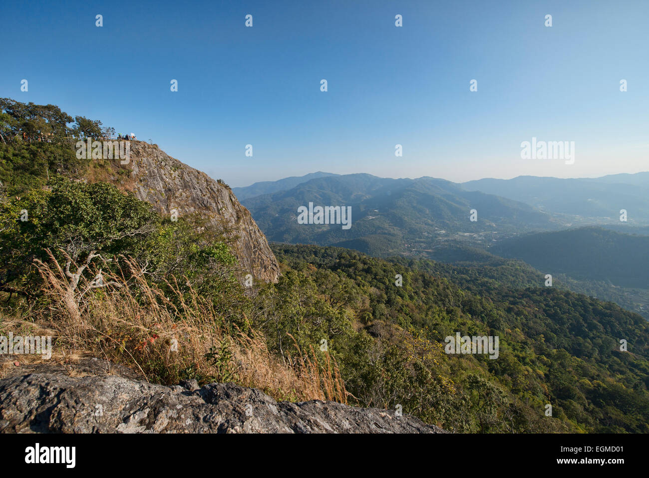 View of the Mae Sa Valley from Mong Long in Mon Jam, Chiang Mai ...