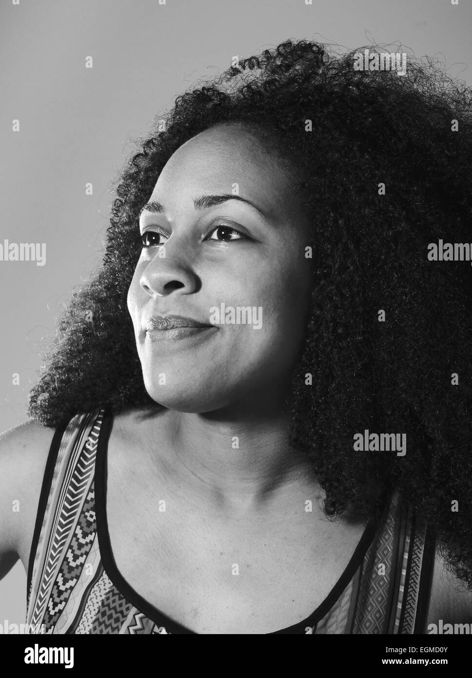 Beauty female model side profile hi-res stock photography and images ...