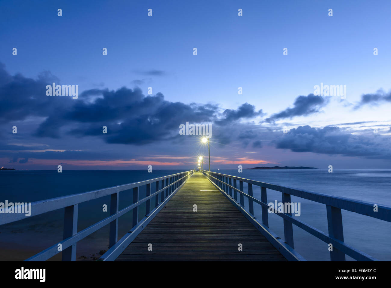 Dawn at Point Lonsdale Pier, Victoria, Australia Stock Photo - Alamy