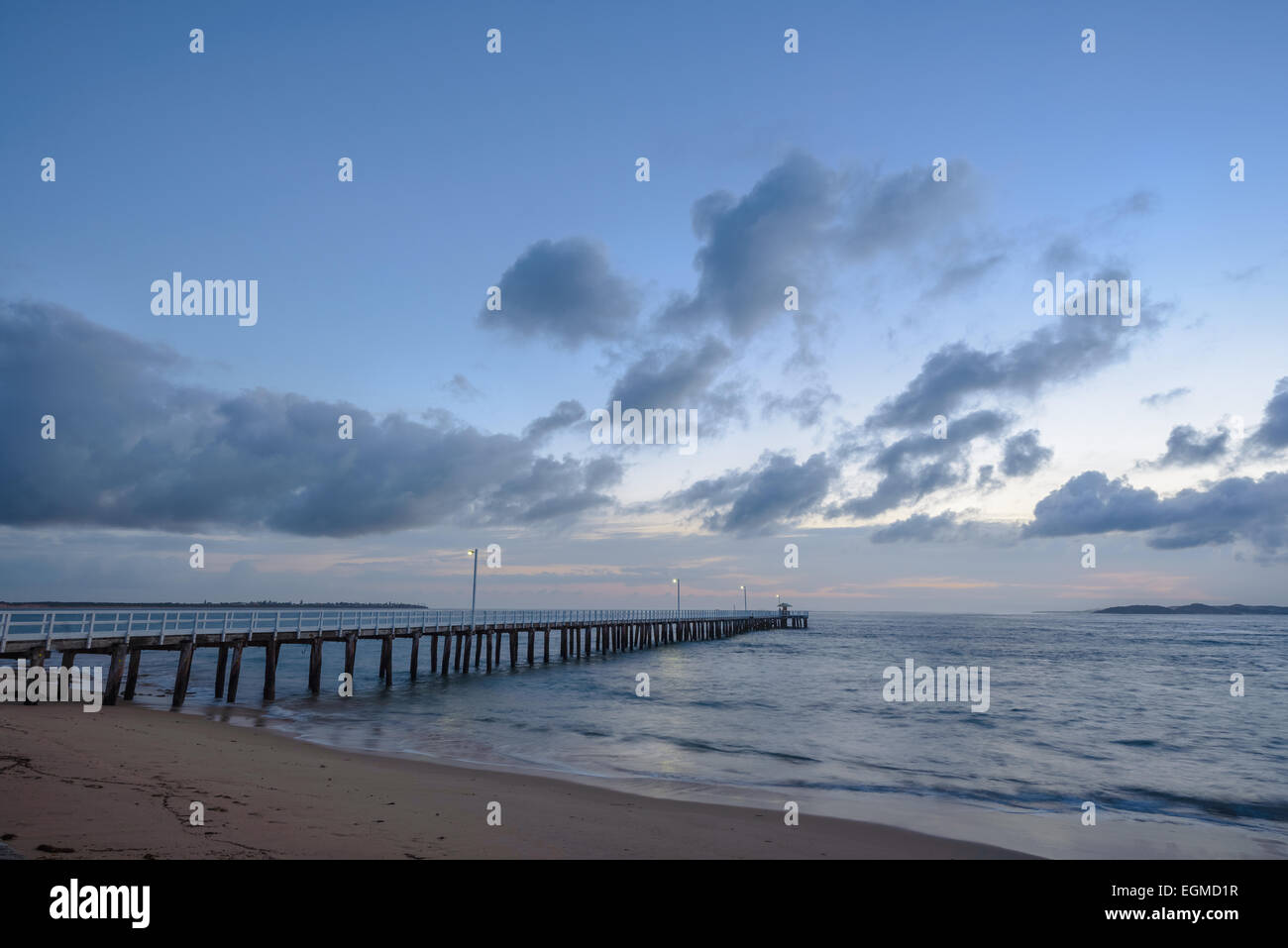 Dawn at Point Lonsdale Pier, Victoria, Australia Stock Photo - Alamy