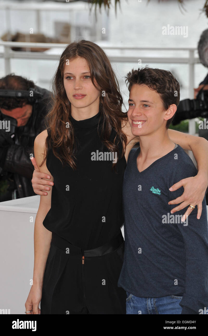 CANNES, FRANCE - MAY 16, 2013: Marine Vacth & Fantin Ravat at the ...