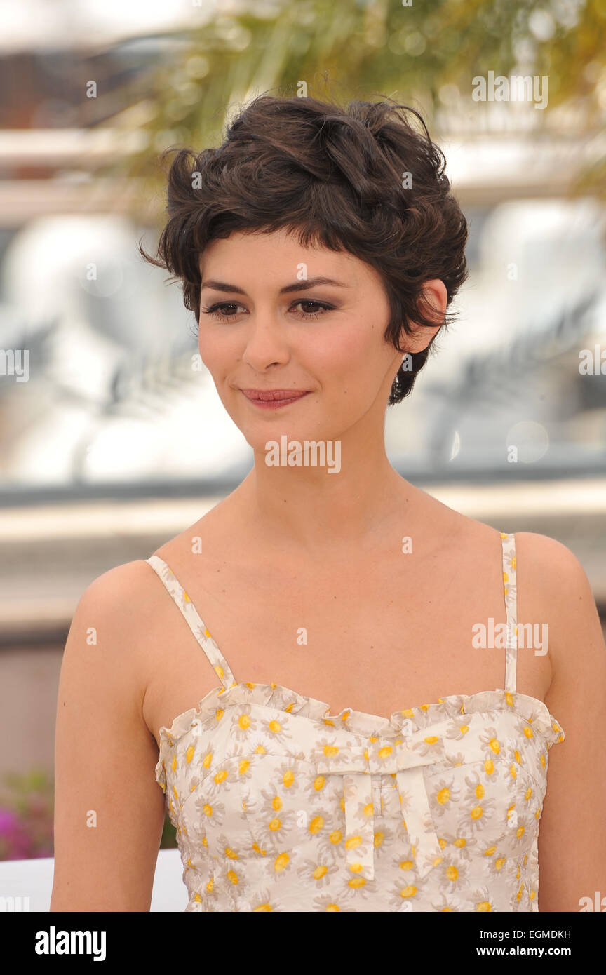 CANNES, FRANCE - MAY 14, 2013: Actress Audrey Tautou at the 66th ...