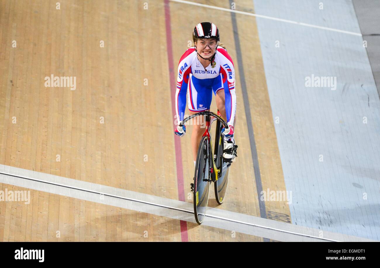 Daria SHMELEVA - 500m Contre la montre femmes - 19.02.2015 - Cyclisme ...