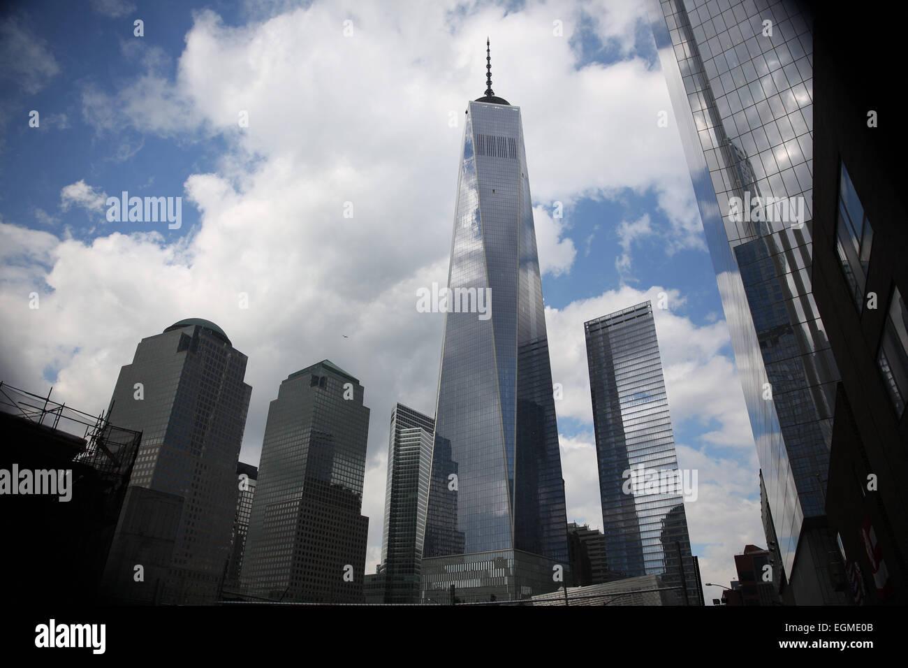 The One World Trade Center stands over the National September 11 ...