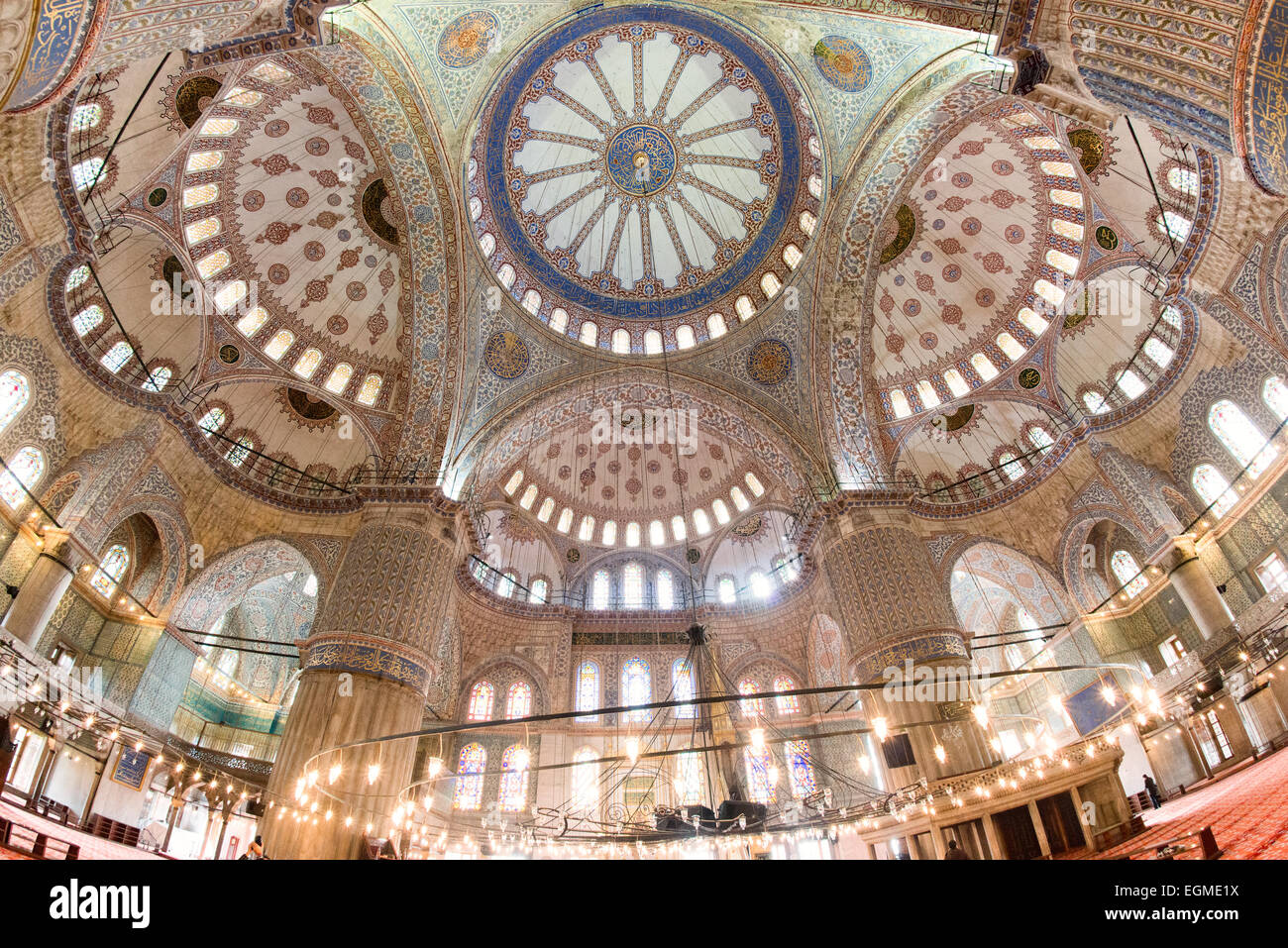 Ceiling detail sultan ahmet camii hi-res stock photography and images ...