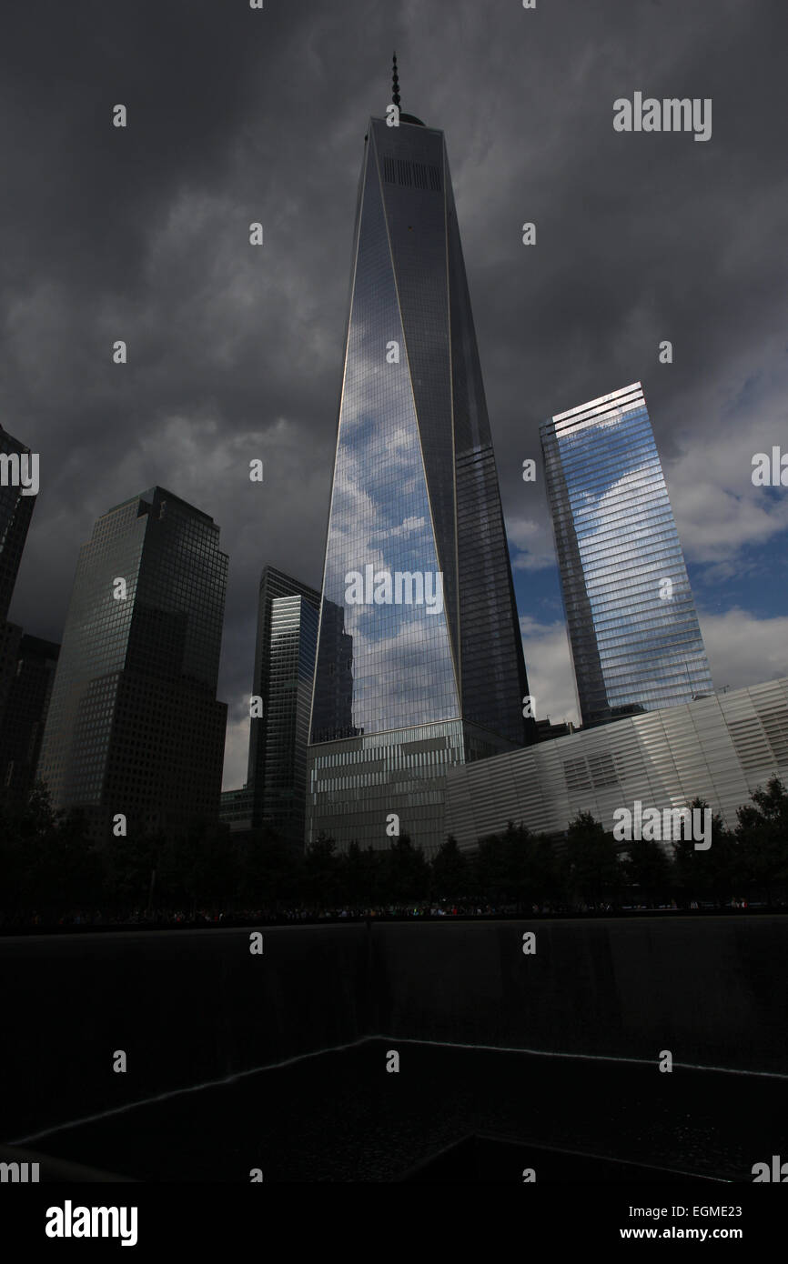 The One World Trade Center stands over the National September 11 ...