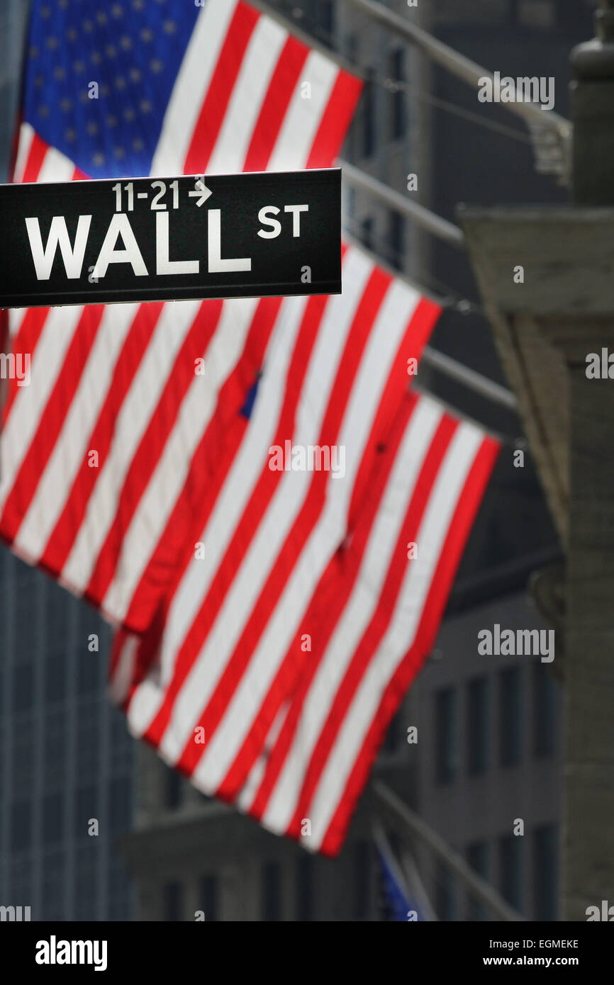Wall Street and the New York Stock Exchange, Downtown Financial ...