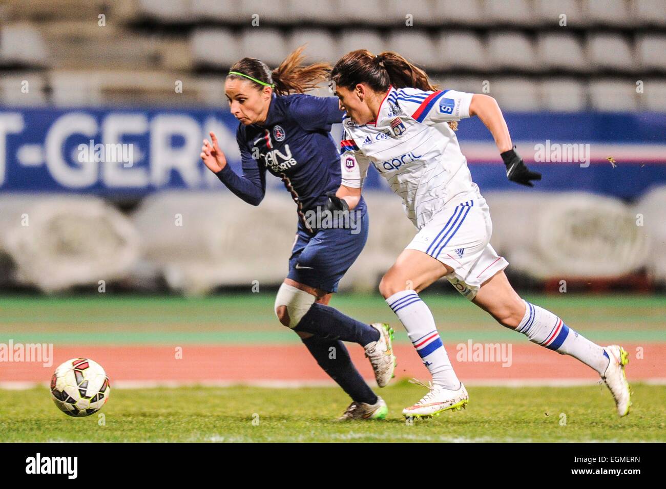 Jessica Houara/Amel MAJRI - 21.02.2015 - PSG/Lyon - 1er Division ...