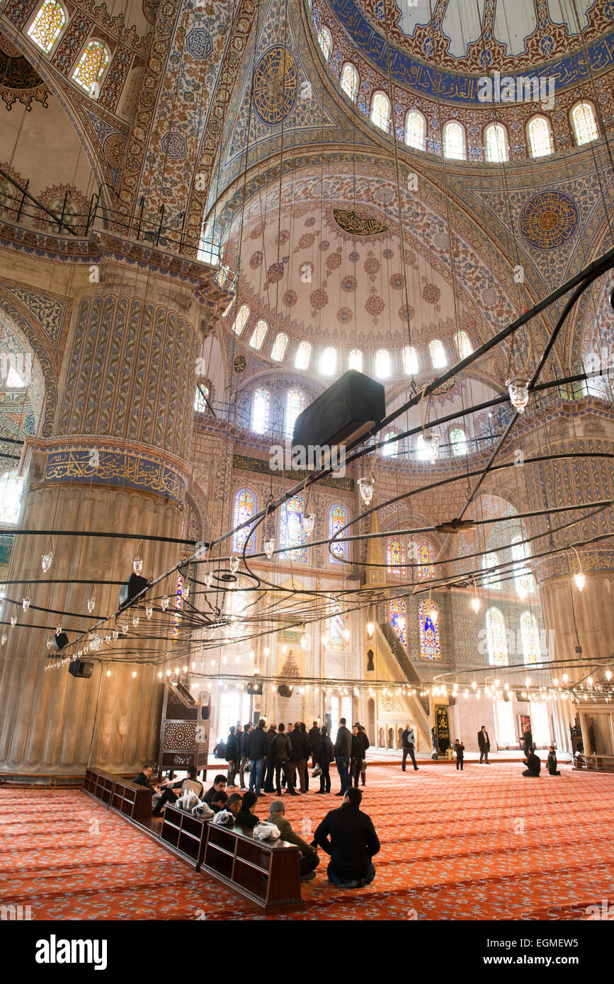 Blue Mosque Interior Mihrab High Resolution Stock Photography and ...