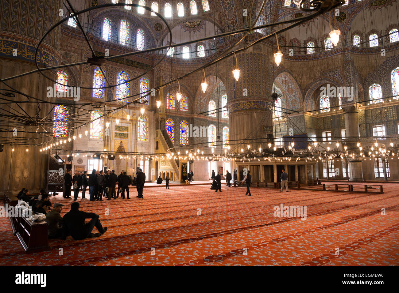 Mihrab of sultanahmet blue mosque hi-res stock photography and images ...