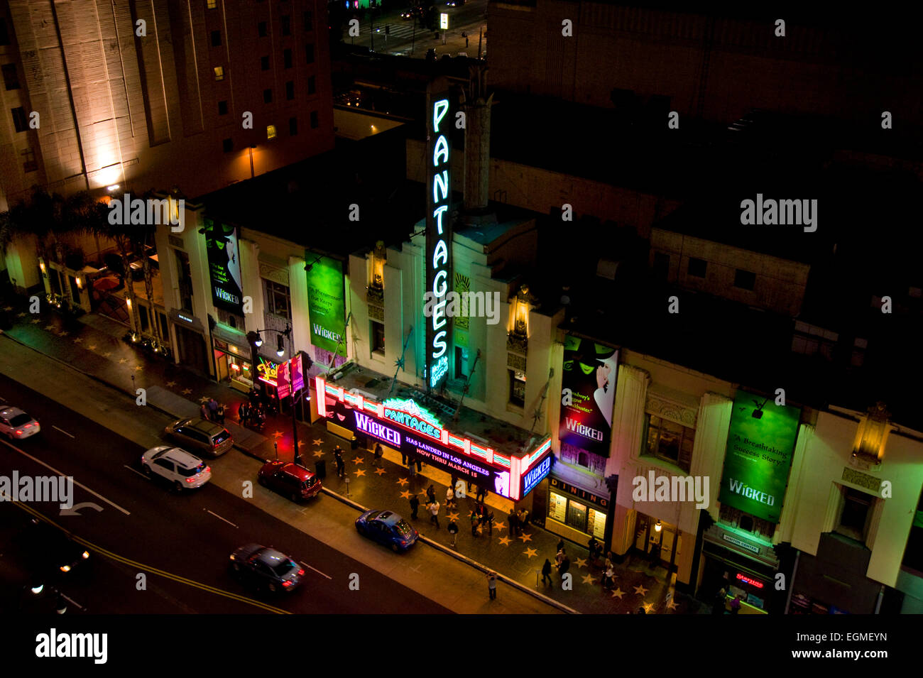 Hollywood pantages theatre hi-res stock photography and images - Alamy