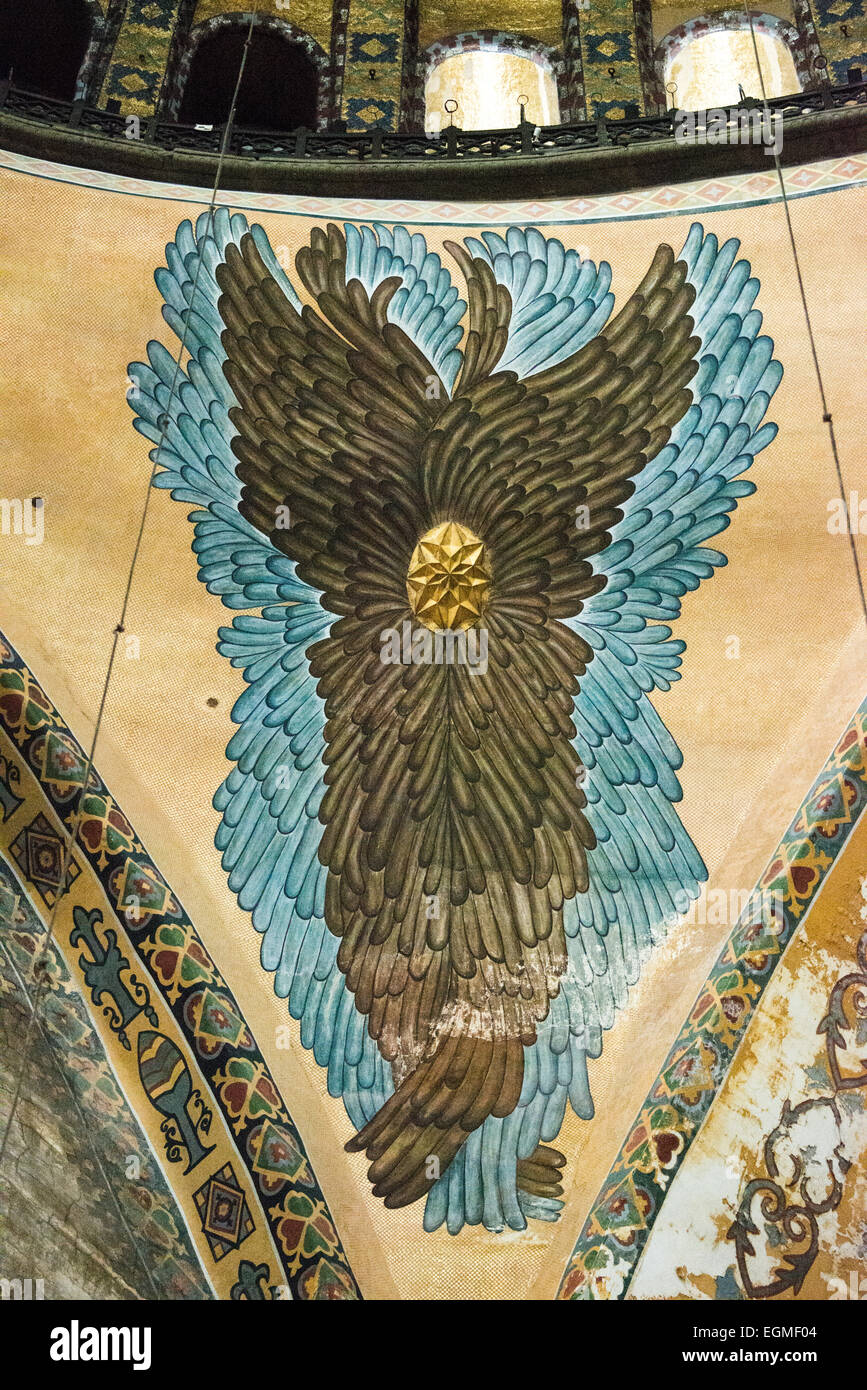 ISTANBUL, Turkey — One of the seraphim (angel) mosaics in Hagia Sophia, uncovered in 2009 during ...