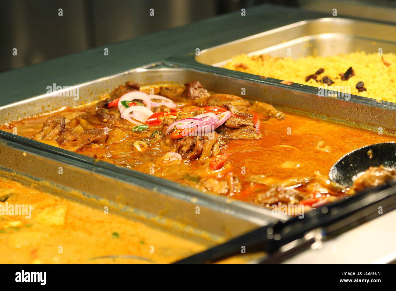 Indian buffet restaurant hi-res stock photography and images - Alamy