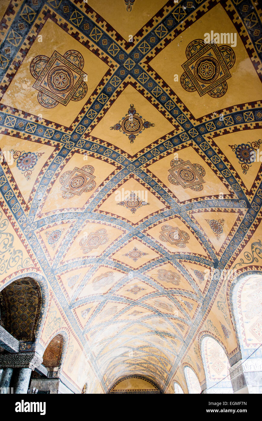 Hagia Sophia Ceiling Decoration Istanbul Turkey // ISTANBUL, Turkey ...