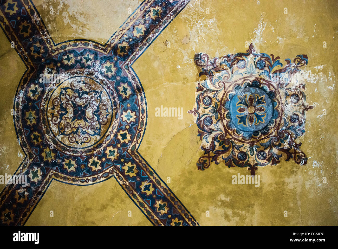 Hagia Sophia Ceiling Decoration Istanbul Turkey // ISTANBUL, Turkey ...