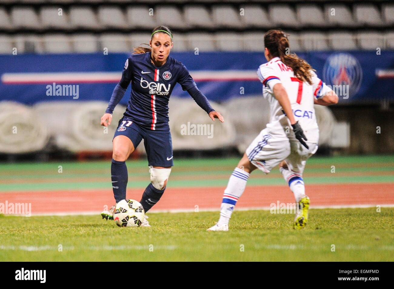 Jessica Houara/Amel MAJRI - 21.02.2015 - PSG/Lyon - 1er Division ...
