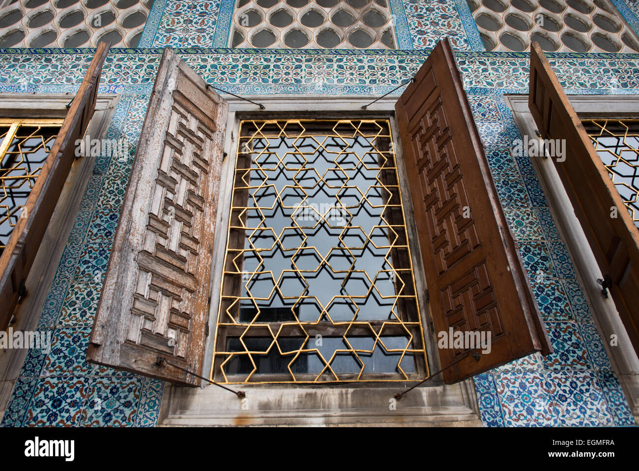 Topkapi Palace Harem Courtyard Window Istanbul // ISTANBUL, Turkey ...