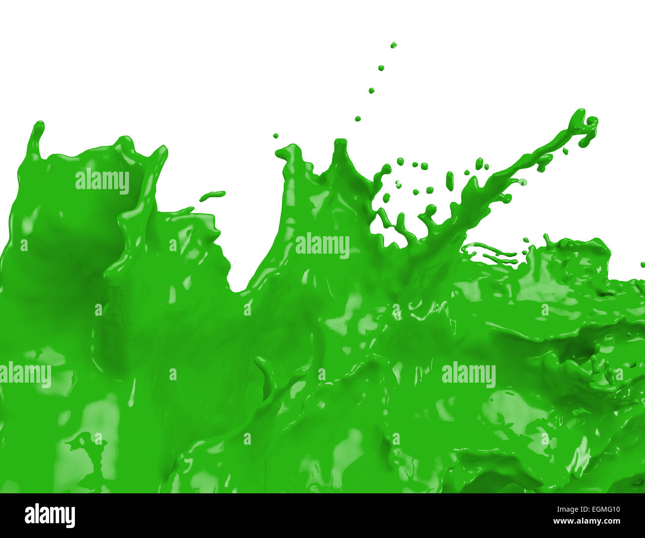 Green Paint Splatter Stock Photo - Alamy
