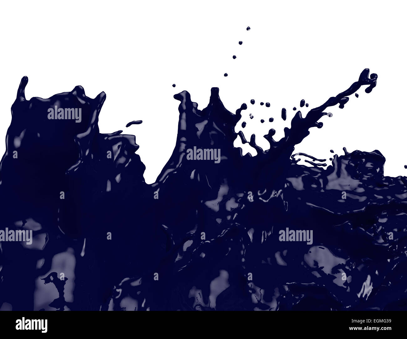 Navy Blue Paint Splatter Stock Photo - Alamy