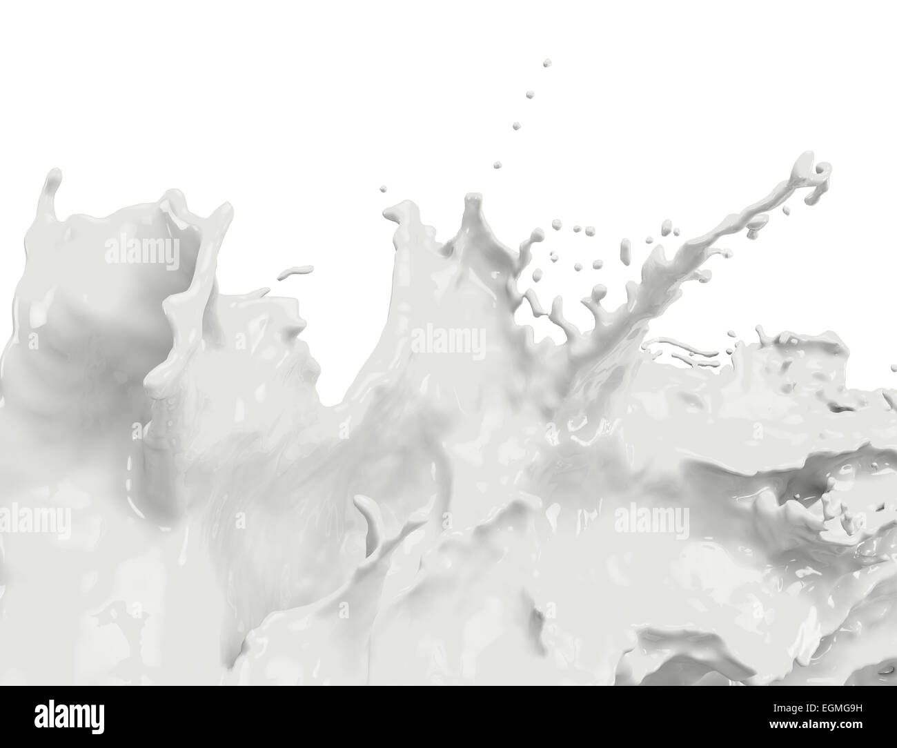 White Milk Splash Paint Splatter Stock Photo - Alamy
