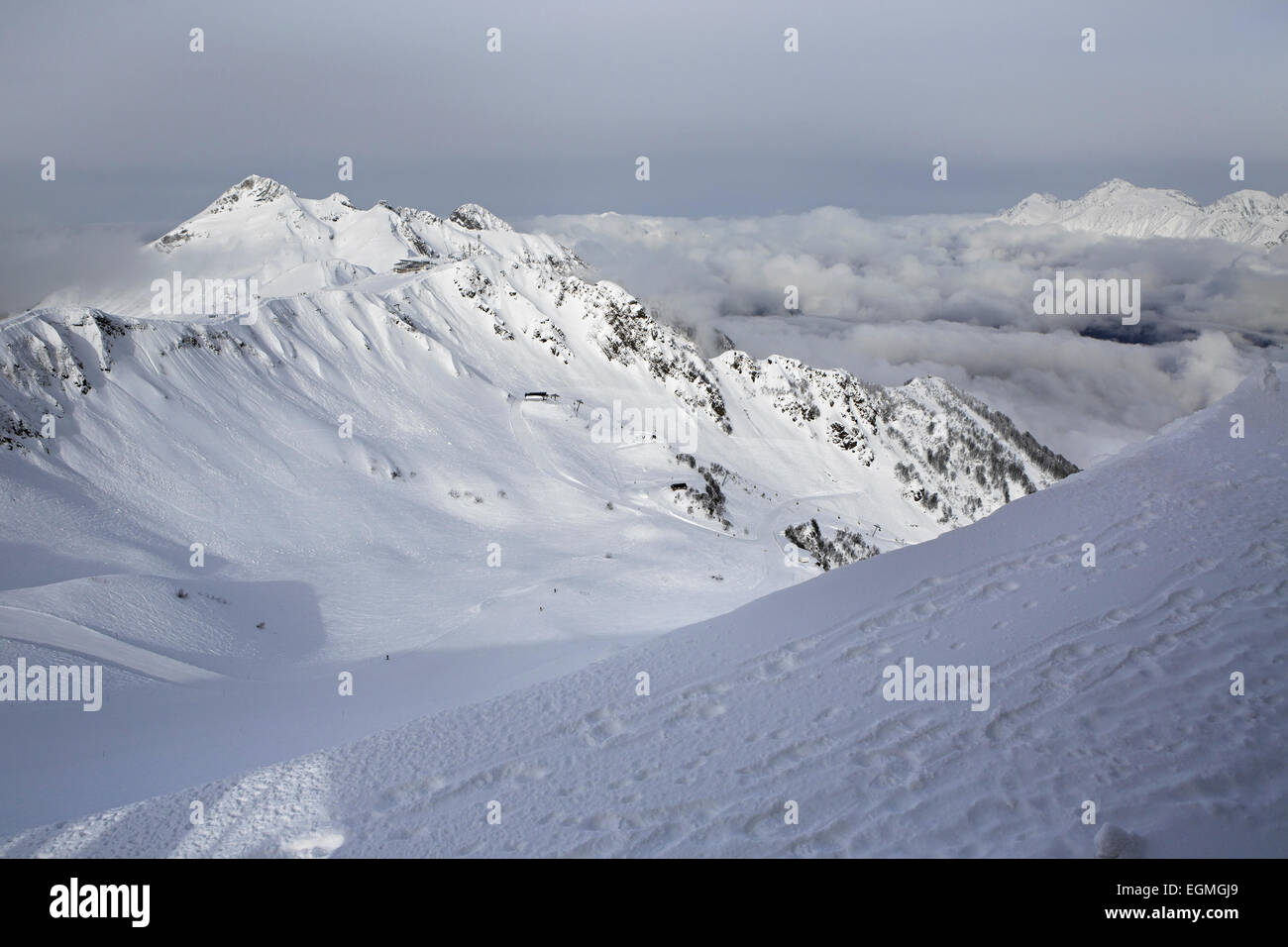 Rosa Khutor Alpine Ski Resort Stock Photo - Alamy