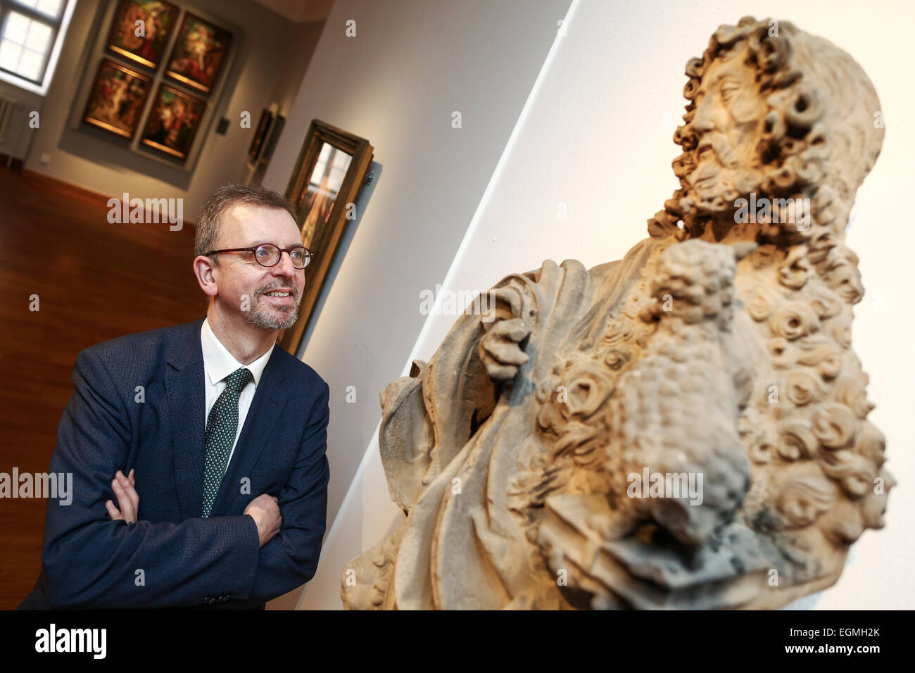 Kronach, Germany. 26th Feb, 2015. Matthias Weniger of the Bavarian ...