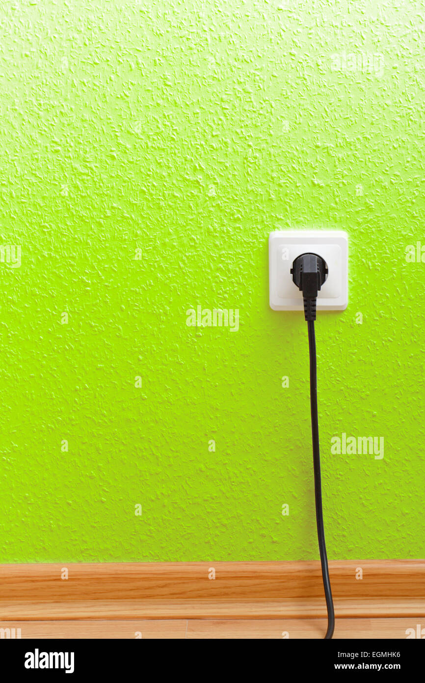Cable and wall socket hi-res stock photography and images - Alamy
