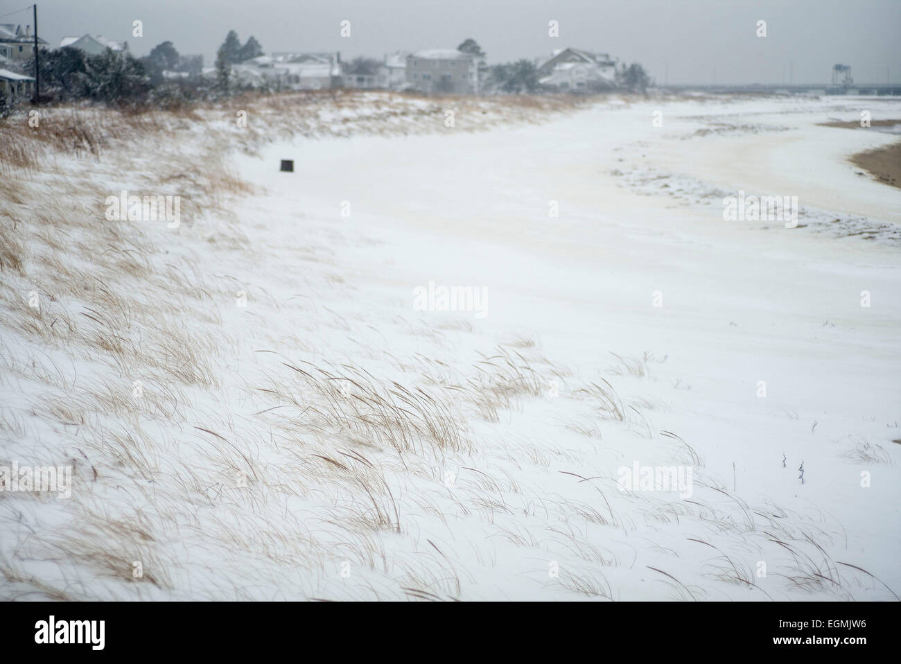 Virginia beach snow storm hi-res stock photography and images - Alamy