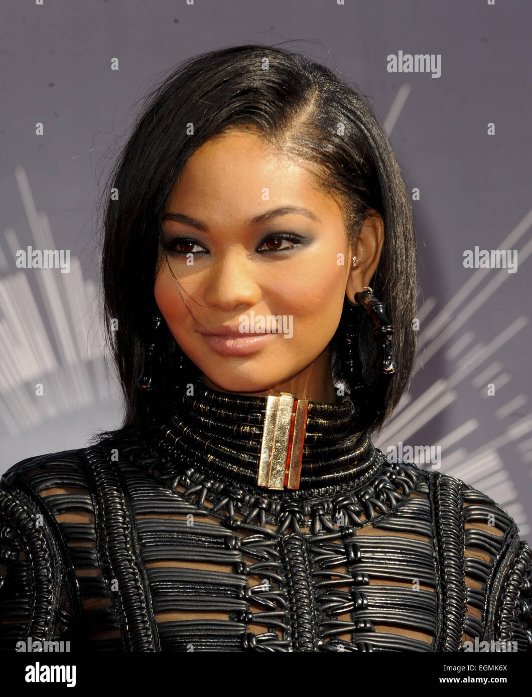 The 2014 MTV Video Music Awards arrivals Featuring: Chanel Iman Where ...