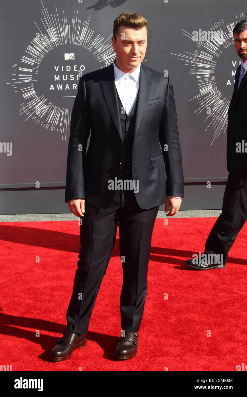2014 MTV Video Music Awards at The Forum - Arrivals Featuring: Sam ...