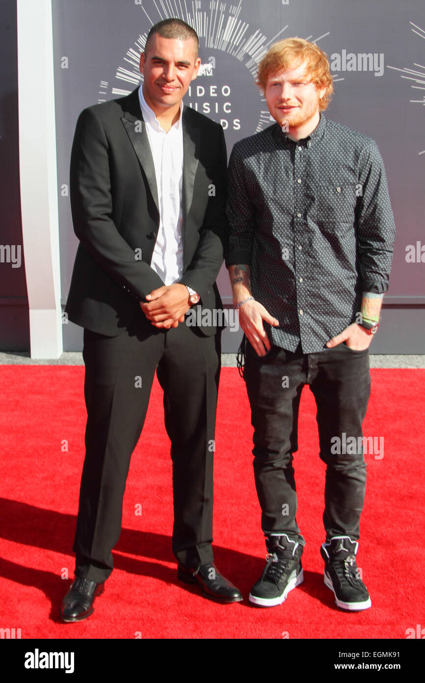 2014 MTV Video Music Awards at The Forum - Arrivals Featuring: Ed ...