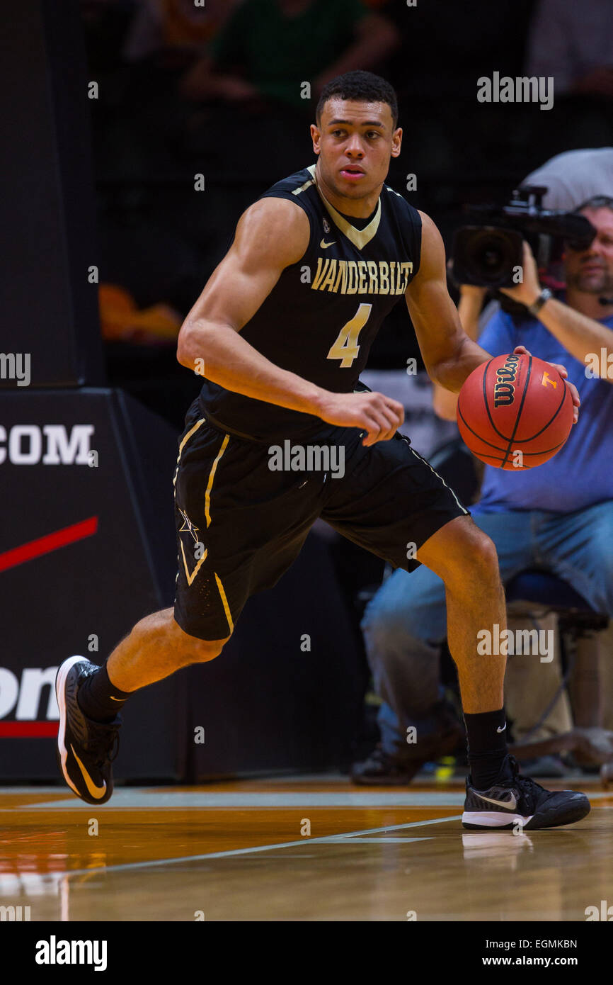 February 26, 2015: Wade Baldwin IV #4 of the Vanderbilt Commodores ...