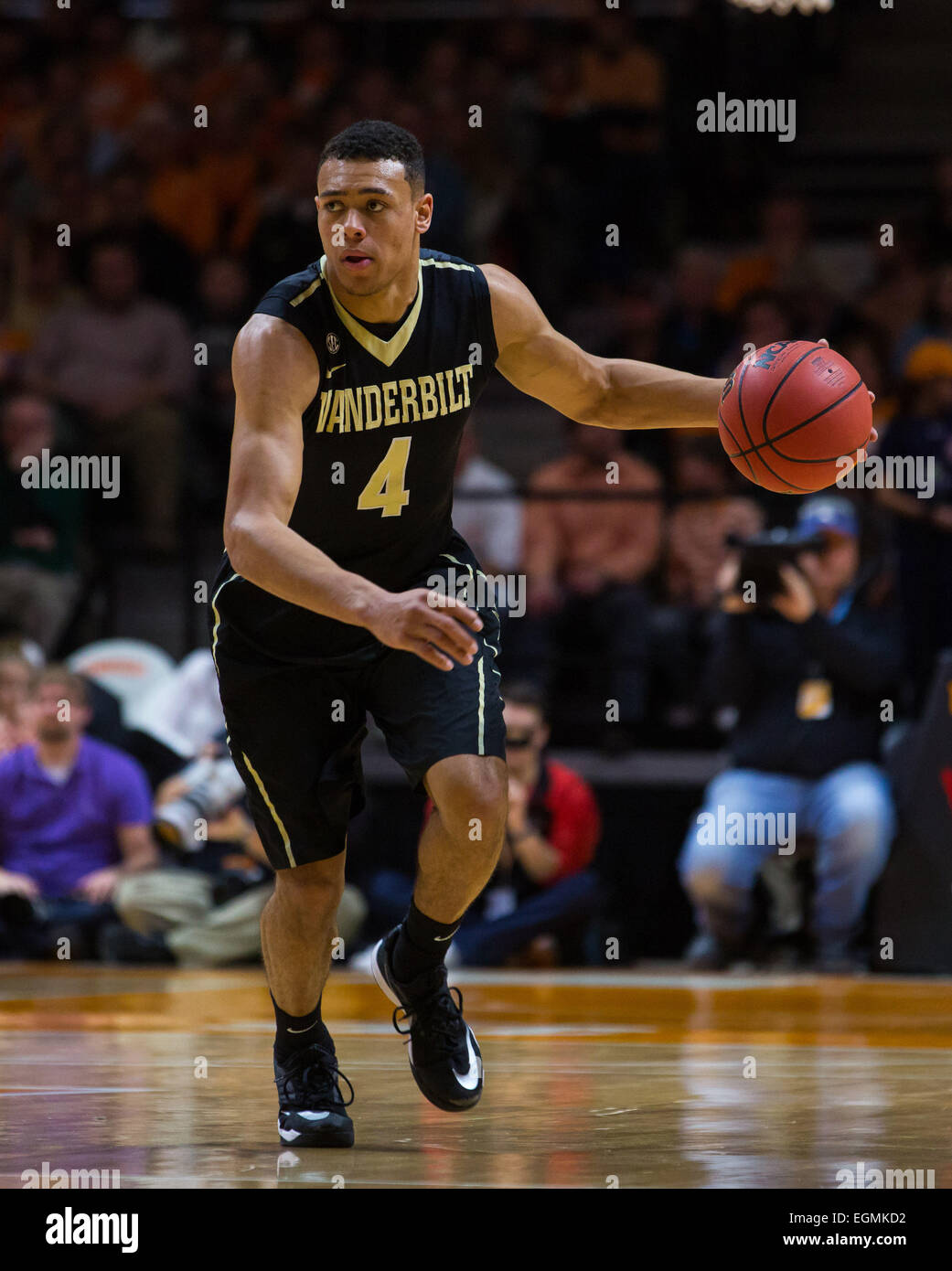 February 26, 2015: Wade Baldwin IV #4 of the Vanderbilt Commodores ...
