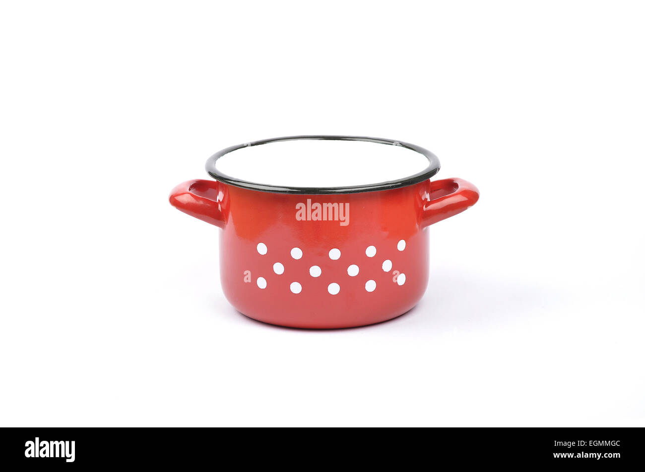 Retro cooking pot enamel hi-res stock photography and images - Alamy