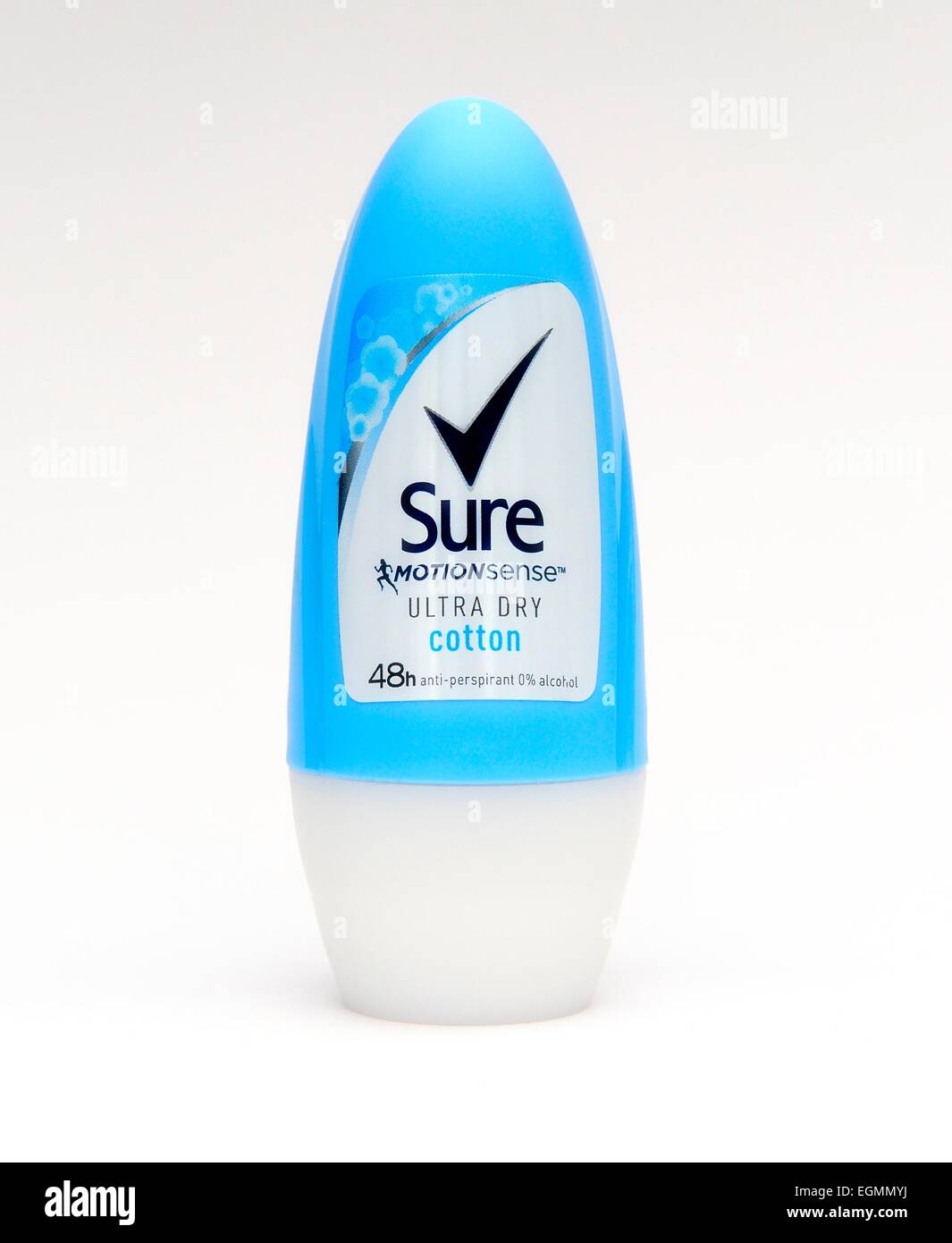 Sure Motionsense ultra dry cotton roll on deodorant Stock Photo - Alamy