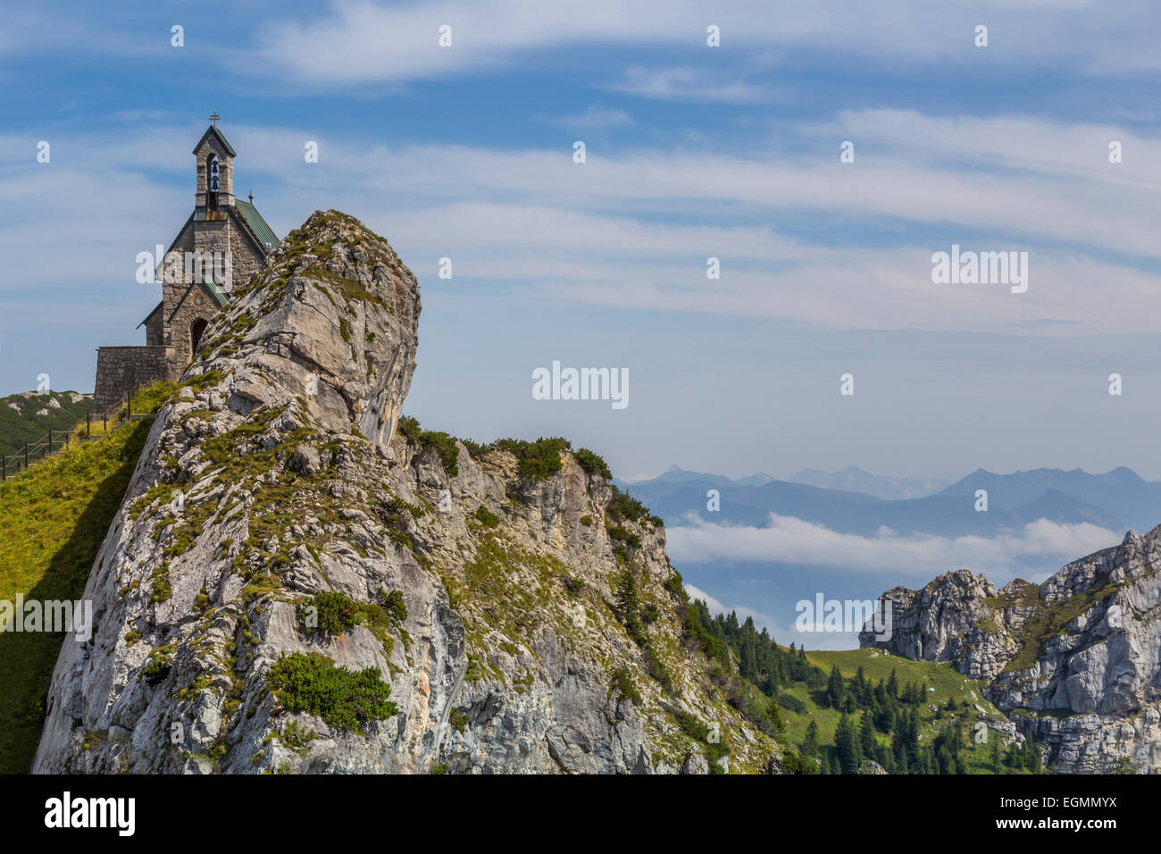 Chapel on the mountain hi-res stock photography and images - Alamy