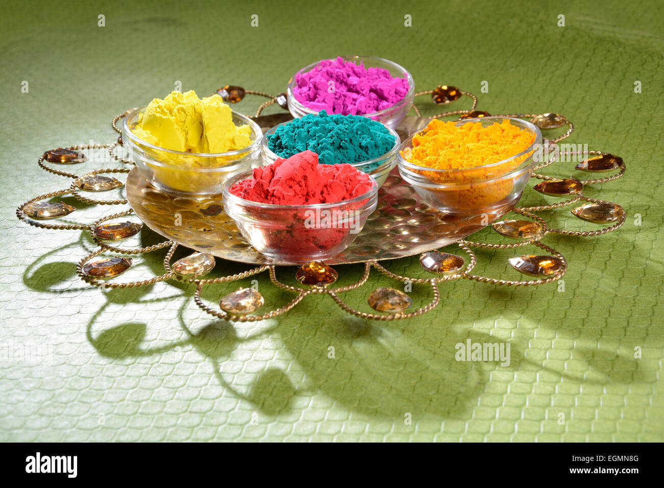Plate top view gulaal hi-res stock photography and images - Alamy
