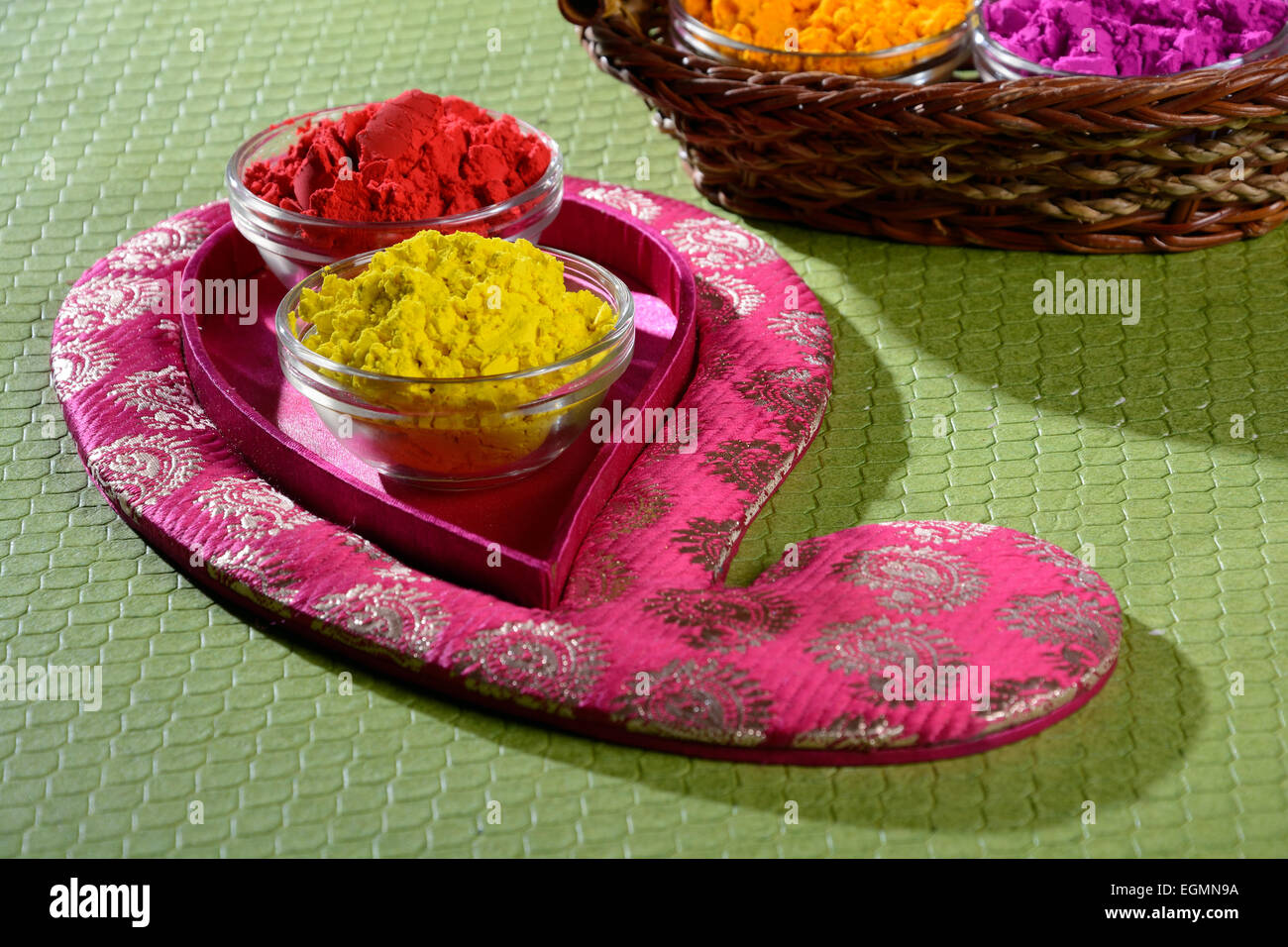 Plate top view gulaal hi-res stock photography and images - Alamy