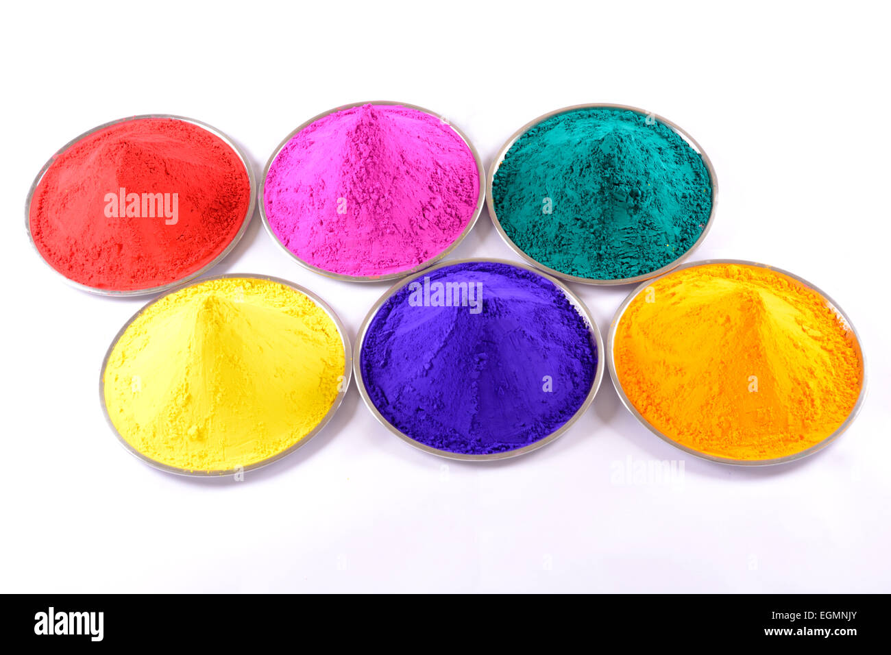 Heap of colorful gulaal Stock Photo - Alamy