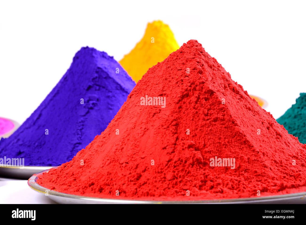 Heap of colorful gulaal Stock Photo - Alamy