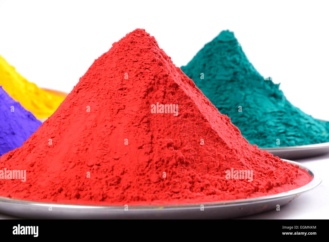 Heap of colorful gulaal Stock Photo - Alamy