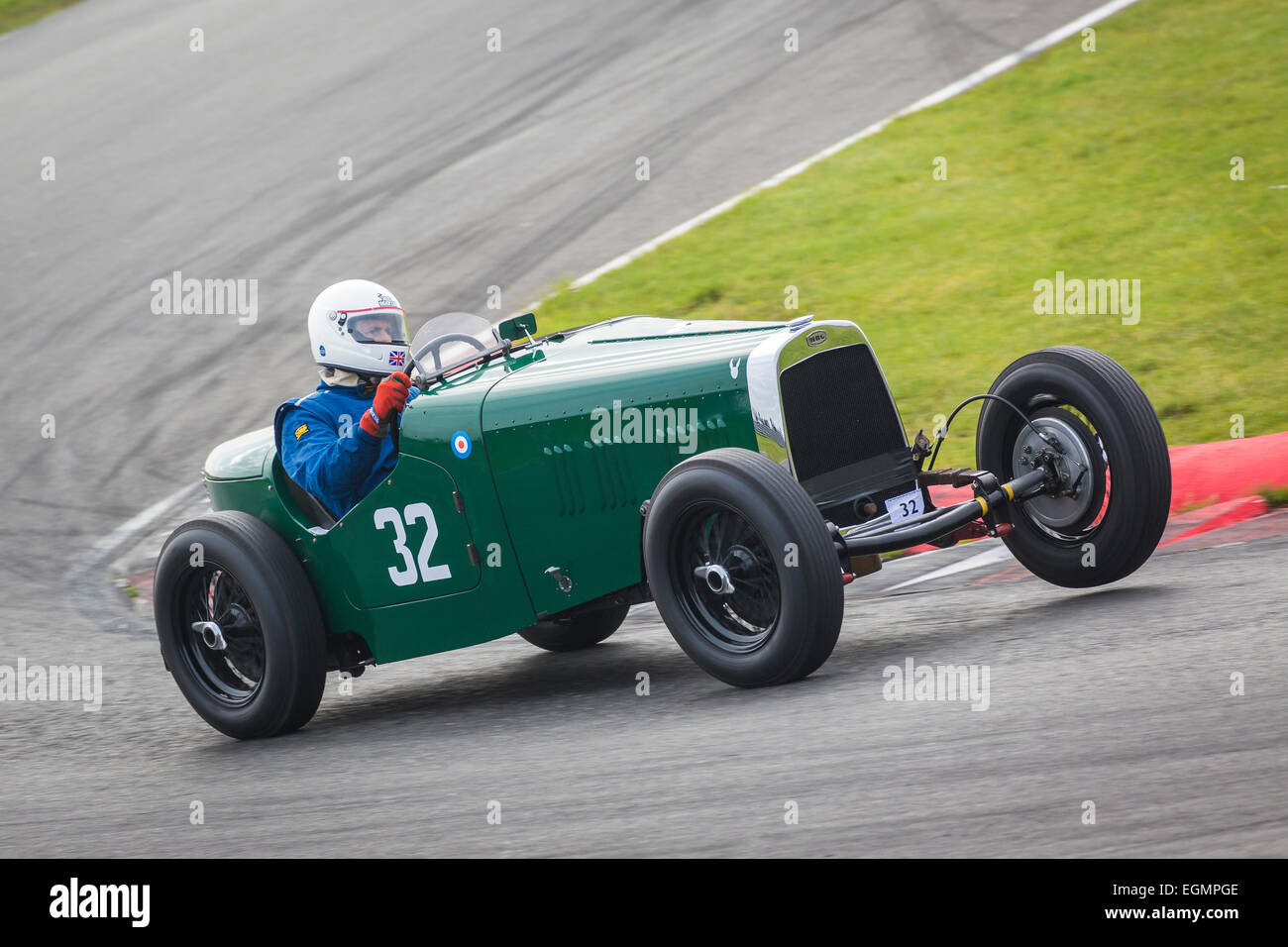 1938 HRG "Le Mans" with driver William Mahany, 2014 Vintage Sports Car ...